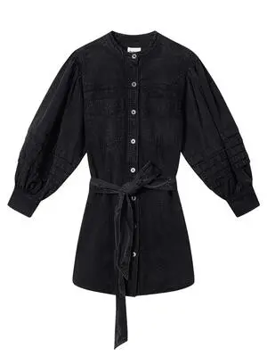 MARANT ETOILE Moe Shirt Dress Black
