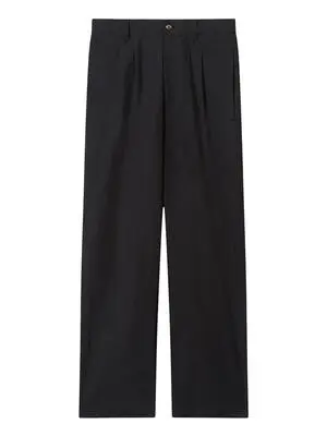 Isabel Marant Yostin Relaxed Fit Trousers - Black