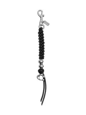 COACH® Braided Bag Charm - Black