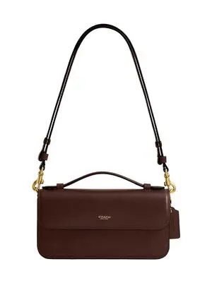 COACH Elora Top Handle Crossbody Bag - Brass/maple