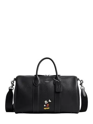 COACH Disney X Compass Bag 35 With Mickey Mouse - Black