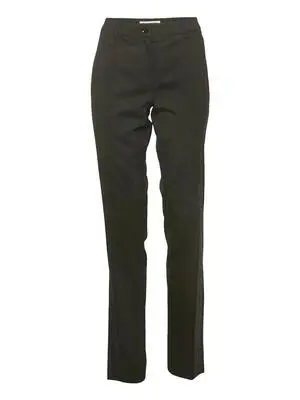 Burberry Front-crease Trousers - Black