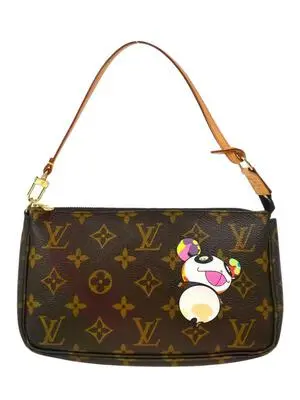 LOUIS VUITTON 2004 Panda Pochette Handbag - Brown