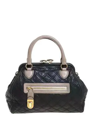 Marc Jacobs Quilted Leather Tote Bag - Black