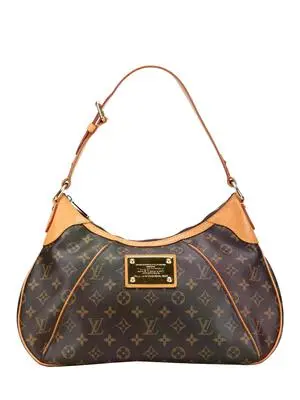 LOUIS VUITTON 2009 Monogram Thames Gm Shoulder Bag - Brown