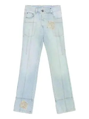 Dior Pre-owned 2000s Patch-detail Jeans - Blue