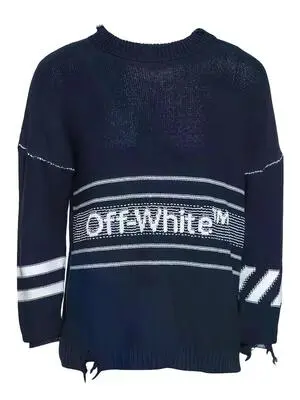 OFF-WHITE Logo Stripe Sweater