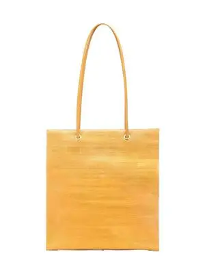 Fendi 20th Century Leather Tote - Yellow