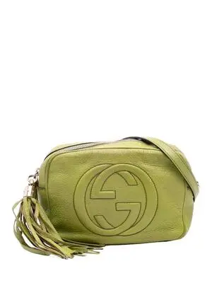 Gucci 2016-2025 Leather Soho Disco Crossbody Bag Green