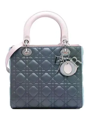Dior 2013 Cannage Lady Satchel - Grey