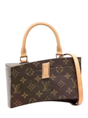 LOUIS VUITTON 2014 Twisted Box Tote Bag - Brown