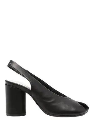 MAISON MARGIELA 100mm Slingback Calf-leather Pumps - Black