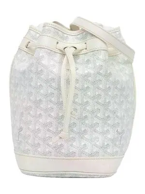 Goyard 2019 Petit Flot Bucket Bag - White