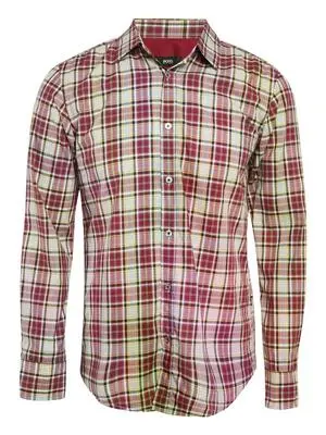 BOSS Pre-owned Plaid Cotton Shirt - Red