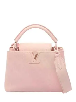 LOUIS VUITTON 2019 Capucines Bb Tote Bag - Pink
