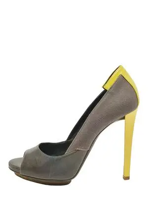 Balenciaga 120mm Peep-toe Pumps - Grey