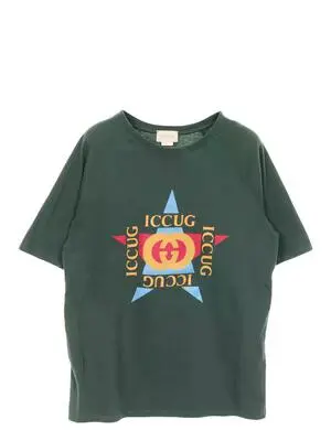 Gucci 2010 Interlocking G Star T-shirt - Green