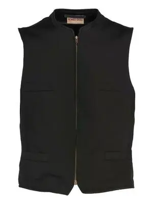 ROMEO GIGLI 1990s Zip-up Waistcoat - Black