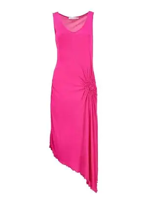 Emanuel Ungaro Asymmetric Maxi Dress - Pink