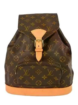 LOUIS VUITTON 2000 Monogram Montsouris Mm Backpack - Brown