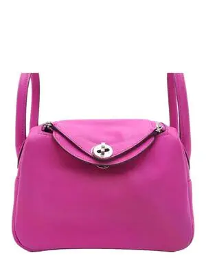 Hermès Mini Lindy 20 Satchel - Pink