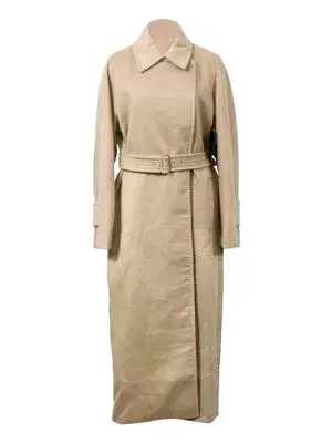 Max Mara Belted Wool Coat - Neutrals