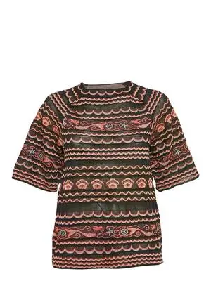 Missoni Lurex-detail Blouse - Black