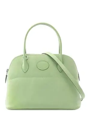 Hermès Bolide 27 Epsom-leather Handbag - Green