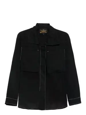 VIVIENNE WESTWOOD 2000s Cotton Shirt - Black