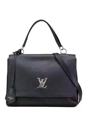 LOUIS VUITTON 2017 Leather Lockme Ii Satchel - Black