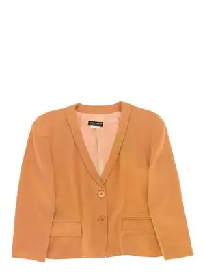 Giorgio Armani 1990s Single-breasted Blazer - Orange