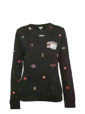Kenzo Graphic-print Sweatshirt - Black