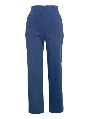 Max Mara Wool-blend Trousers - Blue