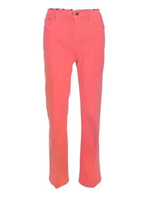 Roberto Cavalli Logo-plaque Five-pocket Trousers - Pink