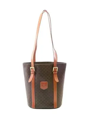 Celine Macadam Shoulder Bag - Brown