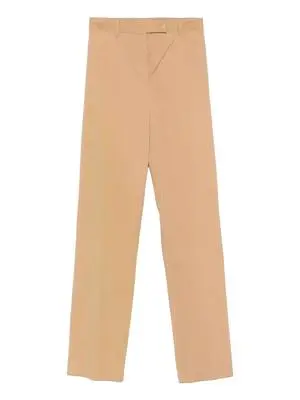 Prada 2000s Stretch-cotton Pants - Neutrals