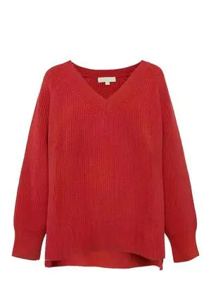Michael Kors Ribbed-knit Sweater - Red