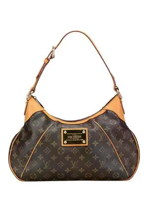 LOUIS VUITTON 2009 Monogram Thames Gm Shoulder Bag - Brown