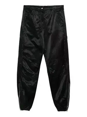 Miu Miu 2000s Satin Trousers - Black