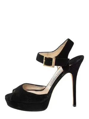 JIMMY CHOO 125mm Leather Heeled Pumps - Black