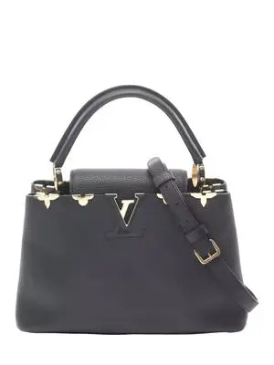 LOUIS VUITTON Capucines Pm Parnassus Handbag - Black