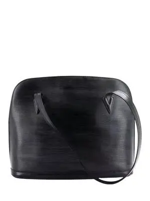 LOUIS VUITTON Lussac Handbag Epi Leather Shoulder Bag - Black