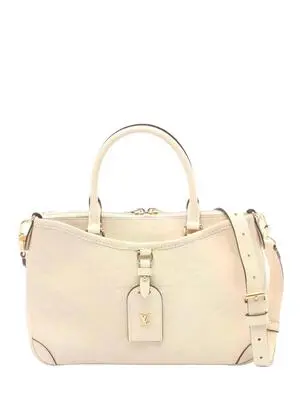 LOUIS VUITTON 2021 Trianon Pm Monogram Empreinte Tote Bag - Neutrals