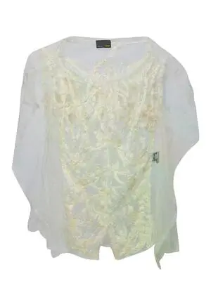 Fendi Embroidered Blouse - Neutrals