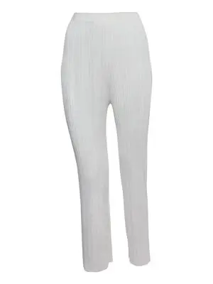 DION LEE High-rise Straight Leg Trousers - White
