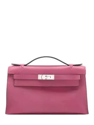 Hermès 2018 Swift Kelly Pochette 22 Handbag - Purple
