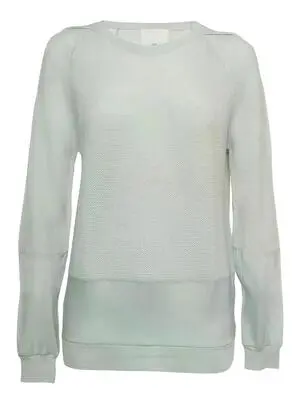 3.1 Phillip Lim Panelled Merino-silk Sweater - Blue