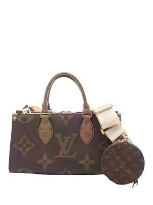 LOUIS VUITTON 2021 Onthego East West Monogram Tote Bag - Brown
