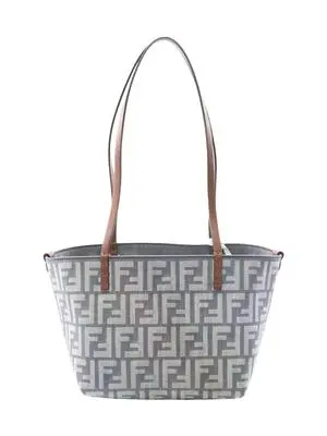 Fendi Ff Jacquard Reversible Shopper Tote Bag - Blue