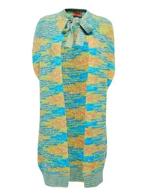 Missoni Knit Tie Cardigan - Blue